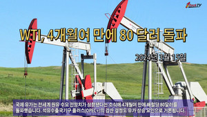 [동영상] WTI, 4개월여 만에 80 달러 돌파